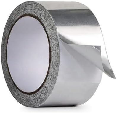ANGKEEL Aluminum Foil Tape 2inch x 50Feet x 4mil Heavy Duty Silver Reflective Adhesive Tape ...