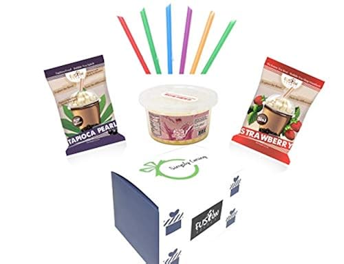 Fusion Select Ultimate Bubble Tea DIY Kit – 3-in-1 Bubble Tea Powder, Yogurt Flavored Popping ...
