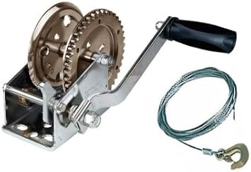 Verricello/Argano/Paranco a mano/manuale mini 270Kg/600 lbs: Amazon.it ...