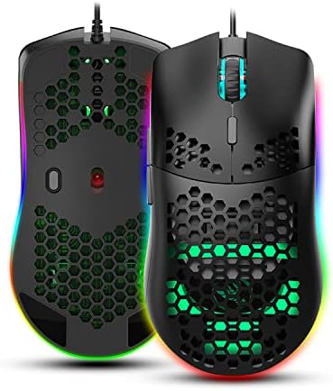 SKY-TOUCH J900 Wired Gaming Mouse RGB Programmable Gaming Mouse with 6 ...
