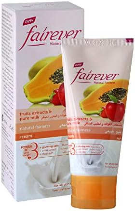 Fairever Natural Fairness Cream with Fruit extracts & Pure Milk , 50gm ...