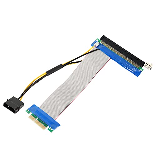Mua GINTOOYUN PCI-E 4X to 16x Extension Cable with Molex IDE 4P Power ...