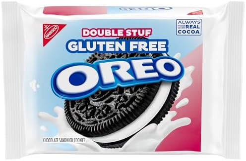 OREO Double Stuf Gluten Free Chocolate Sandwich Cookies, Gluten Free ...