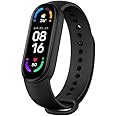 Amazon.com: Cuifati M6 Smart Watch Bands,Heart Rate Pressure Sleep ...