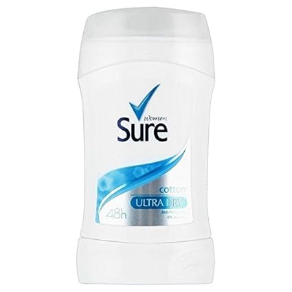 Amazon.com : Sure Women Cotton Anti-Perspirant Deodorant Stick 40ml ...