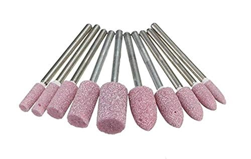 Oudtinx 10 Pcs& 100pcs 1/8 Shank Abrasive Mounted Stone Rotary Tool ...