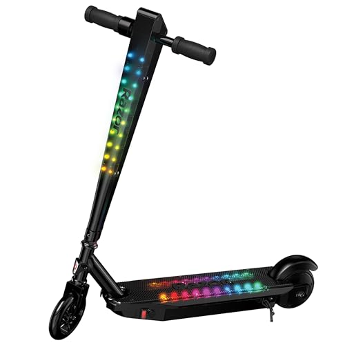 Razor Sonic Glow Black Electric Scooter with LED Lights and Bluetooth ...