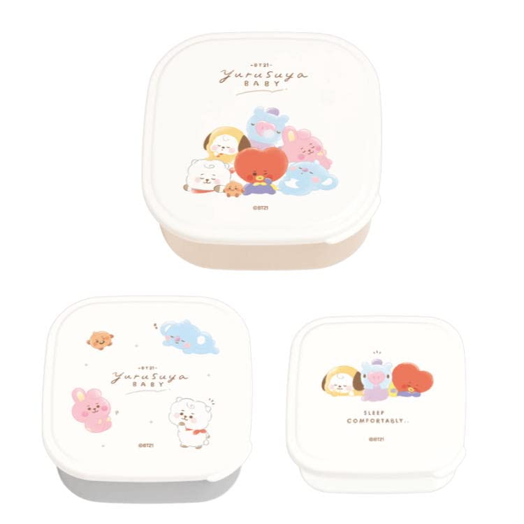 Mua Kamio Japan 099197 BT21 Nesting Lunch Box, Good Night, Meeting ...