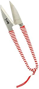 Amazon.com: Kotobuki Traditional Japanese Thread Scissors, Red and ...