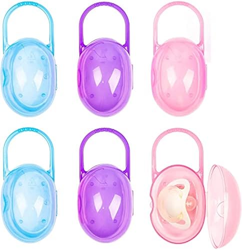 Baby Dummy Case Easy-clean Dummy Holder and Pacifier Case with Cute and ...