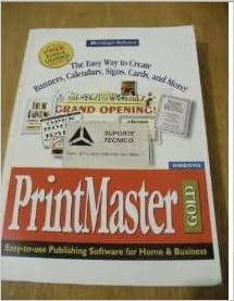 printmaster gold publishing suite 3.0 (users guide): mindscape: Amazon ...