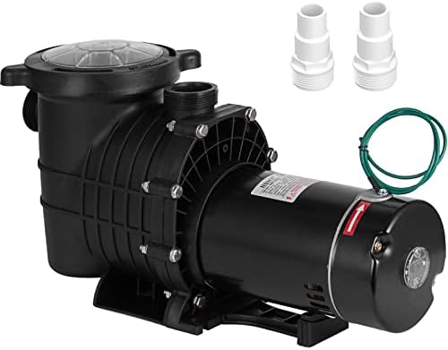 TOPDEEP 2HP Pool Pump Inground, Self Primming pool pump above ground ...