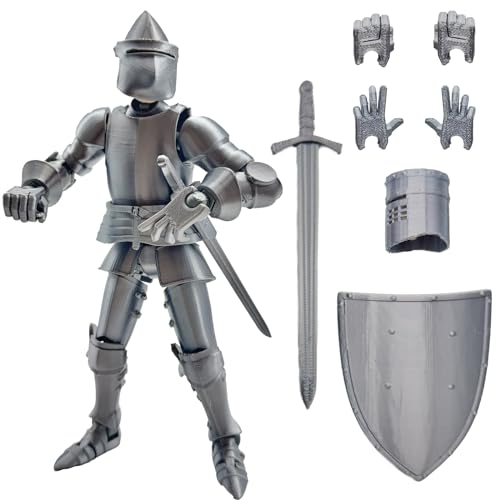 Mua enttgo Fine 3D Printed 8.95-inch Medieval Knight T13 Figure, Full ...