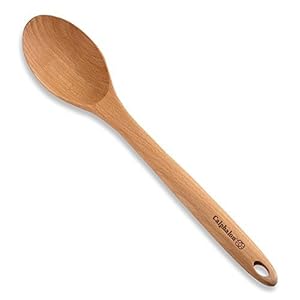 Amazon.com: Calphalon Utensils Wood Spoon, Large: Wooden Spoons ...