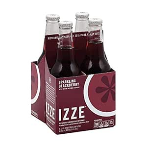 Amazon.com : IZZE: Sparkling Blackberry (1 x 12 FL OZ) : Soda Soft ...