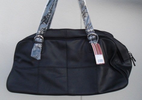 Luca Bocelli Leather weekend Holdall Black: Amazon.co.uk: Shoes & Bags