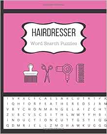 Hairdresser Word Search Puzzles: Fun Hair Stylist Themed Word Search ...