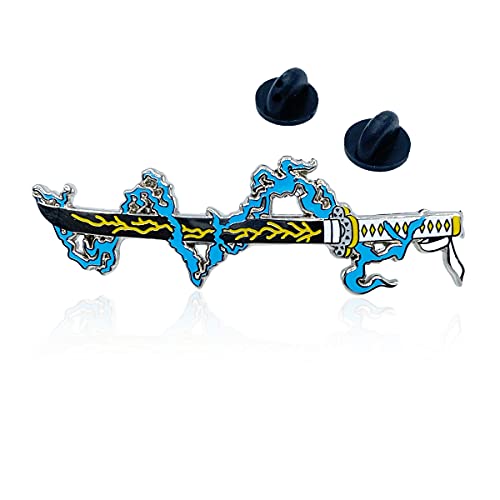 Demon Slayer Kimetsu No Yaiba Zenitsu Lapel Pin Lightning Thunder ...