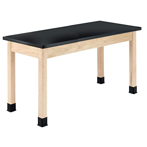 Diversified Spaces School Classroom Science Lab Table, Black Phenolic ...