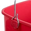 Noble Products Small Red Sanitizing Bucket - 3 Quart Cleaning Pail ...