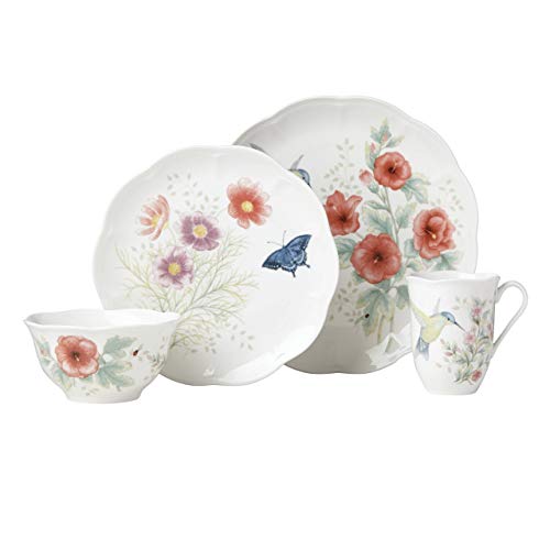 Amazon.com | Lenox 882265 Butterfly Meadow Flutter Hummingbird 4 Piece ...