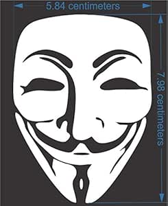 White Hat Hacker Logo 6 x 8 cm (2 Stickers): Amazon.in: Home & Kitchen