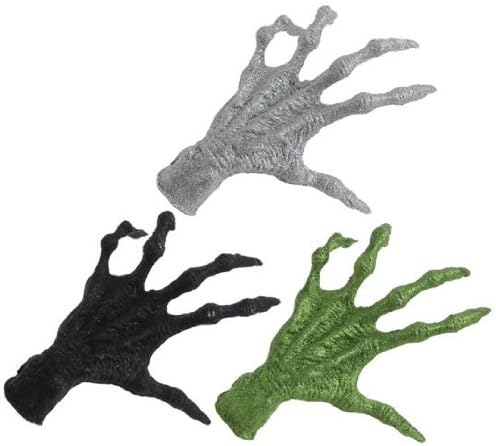 Amazon.com: Silver Halloween Glitter Spooky Witch Hand Claw: Kitchen ...