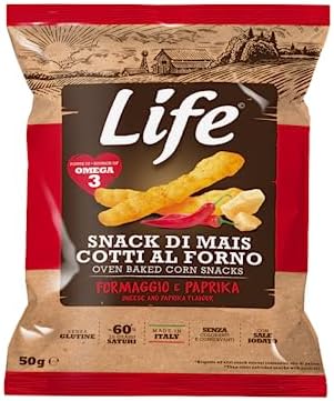 Life Snack Life Cheese And Paprika Corn Sticks, 50 g price in Saudi ...