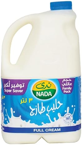 Nada Fresh Full Cream Milk in Plastic Bottle 3 Liters price in Saudi ...