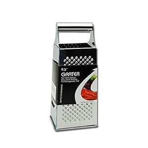 Amazon.com: 1 X 9.5" Stainless Steel 4-Sided Kitchen Box Grater ...