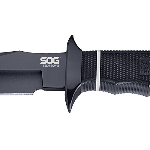 SOG Tech Bowie Fixed Blade S10B-K - Black