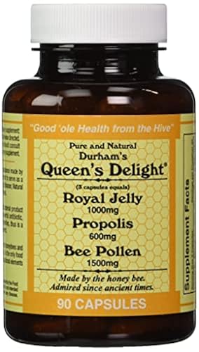 Durham's Queen's Delight (Royal Jelly 1000mg, Propolis 600mg, Beepollen ...