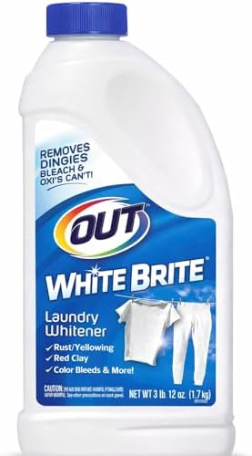 OUT White Brite Laundry Whitener, Removes Red Clay, Perfect for ...