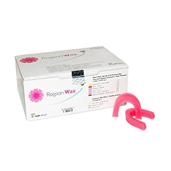 Amazon.com: WAX BITE BLOCKS, ANATOMICAL REGULAR PINK (PACKAGE OF 72 ...
