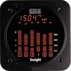 Amazon.com : INSIGHT AVIONICS GEM-610 (6 Cylinder) Graphic/Digital ...