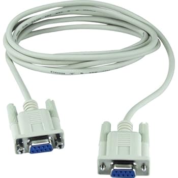 Amazon.com: 10FT Cable DB9F to DB9F Null Modem Beige: Electronics