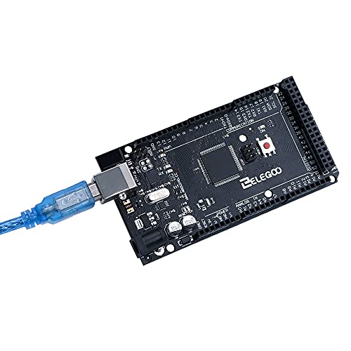 ELEGOO MEGA 2560 R3 Board ATmega2560 ATMEGA16U2 + USB Cable Compatible ...