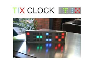 Amazon.com: TIX Color Code Clock, Silver: Home & Kitchen