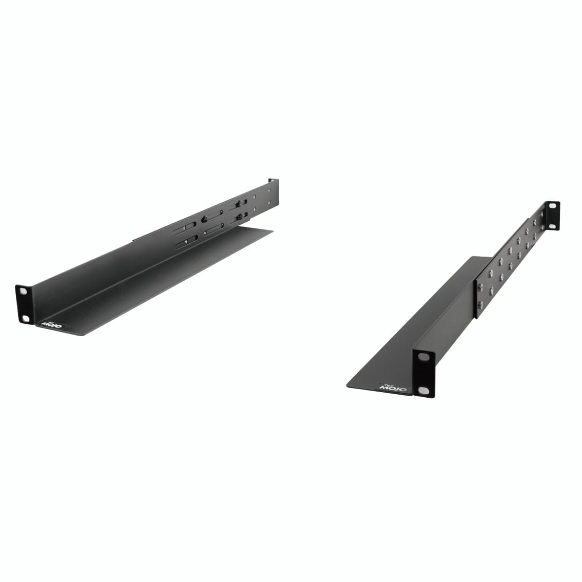 Tecmojo 1U Universal Rack Mount Rails,4-Post Server Rack Shelf Rail ...