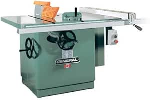 General International 550-T50-M4 14-Inch Tilting Arbor Saw 5HP 3/208/60 ...