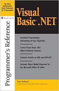 Visual Basic .NET (Programmer's Reference): Rahmel, Dan: 0783254038752: Amazon.com: Books