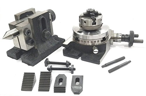 Buy PRECISION 3" INCHES/80 MM ROTARY TABLE WITH 50 MM-4 JAWS SELF ...