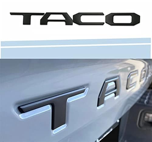 Manfox 3D Raised Tailgate Insert Letters Rear Emblems ABS Plastic ...