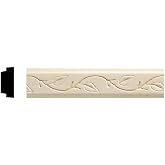 Amazon.com: 589-4WHW Unfinished White Hardwood Colonial Trim Moulding ...
