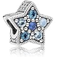 Amazon.com: Pandora Sterling Silver Bright Star Multi-Colored Charm ...