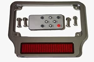 Amazon.com: Visions Motorcycle Scrolling Digital License Plate Frame ...