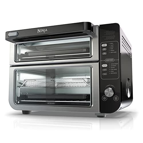 Ninja DCT401 12-in-1 Double Oven with FlexDoor, FlavorSeal & Smart ...