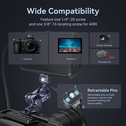 SmallRig Articulating Magic Arm With NATO Clamp And 1/4"-20 Screw (with ...