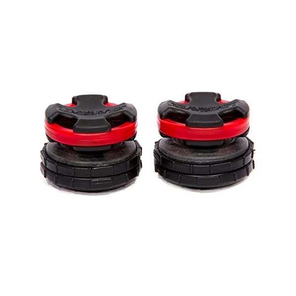 LimbSaver Broadband Dampener for Split Limb Compound Bows, Red, 2-Pack ...