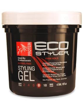 Eco Styler Hair Gel Protein Styling Gel 473ml: Amazon.co.uk: Health ...